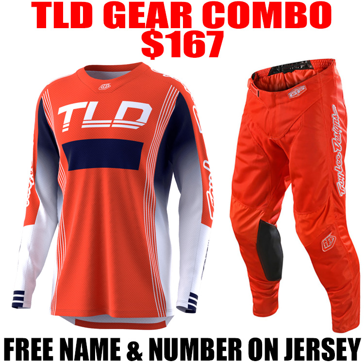 OLD TLD GP AIR/ GP RHYTHM GEAR COMBO ORANGE - Pro Style MX