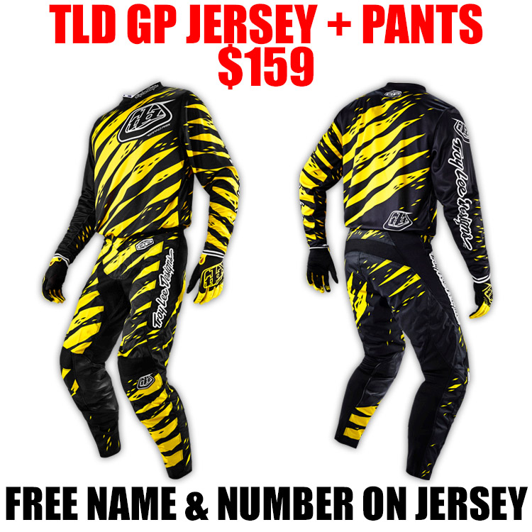 TLD GP VERT YELLOW/ BLACK GEAR COMBO - Pro Style MX