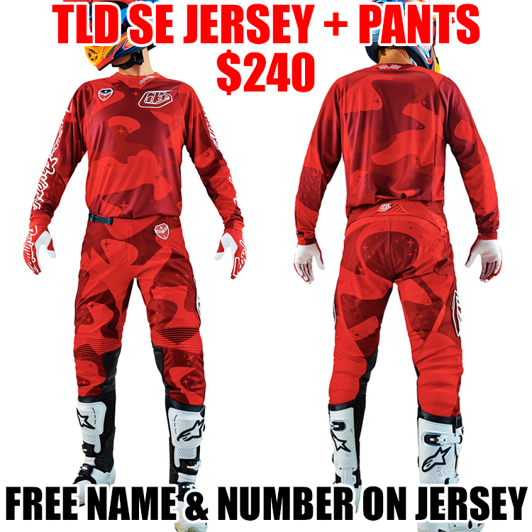 TLD SE COSMIC CAMO RED LE GEAR COMBO - Pro Style MX