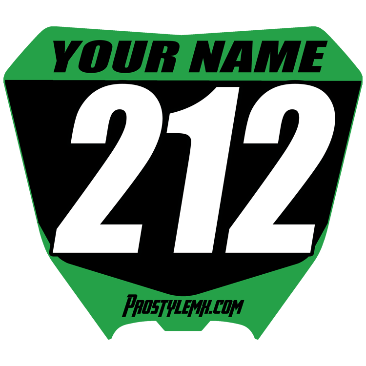 CLEAN CUSTOM MINI PLATES - 6 PACK - Pro Style MX