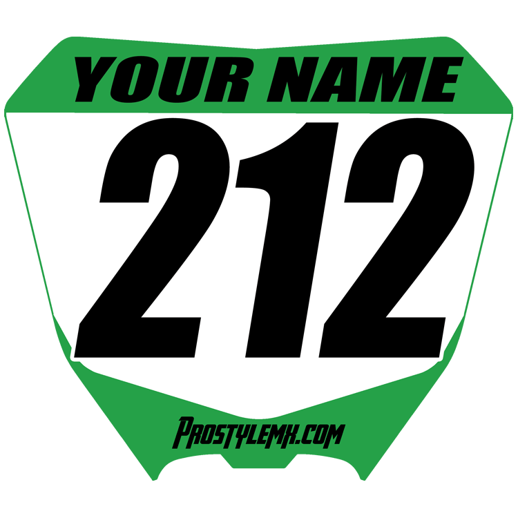 CLEAN CUSTOM MINI PLATES - 6 PACK - Pro Style MX