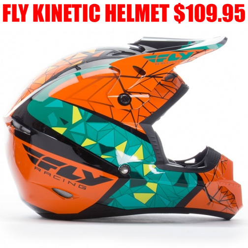 2017 FLY KINETIC CRUX HELMET - Pro Style MX