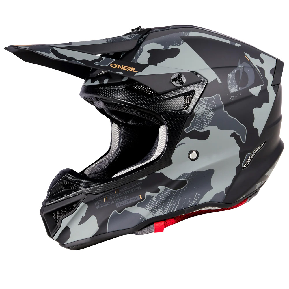 V23 ONEAL 5 SERIES CAMO HELMET BLACK - Pro Style MX