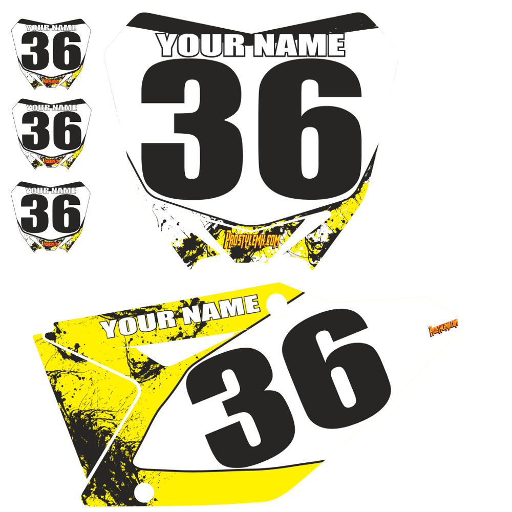 Sample Product Number Plate Kit - All Models - Pro Style MX