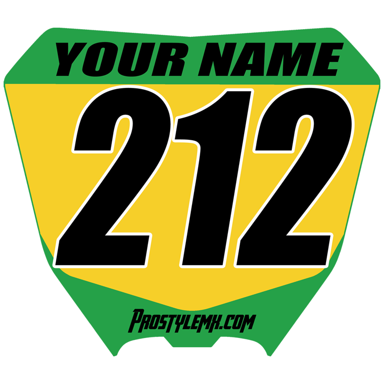 CLEAN CUSTOM MINI PLATES - 6 PACK - Pro Style MX