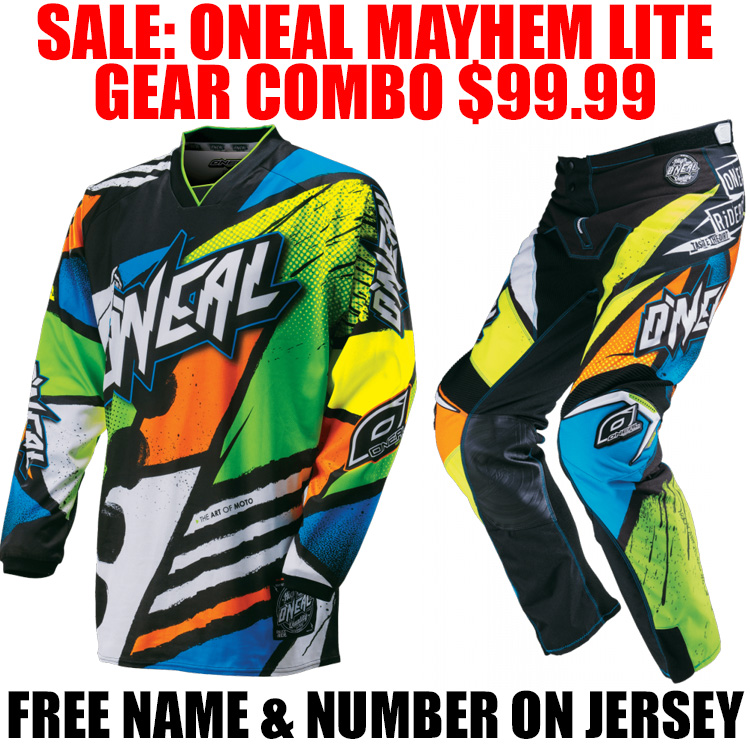 2016 ONEAL MAYHEM GEAR COMBO NEON - Pro Style MX