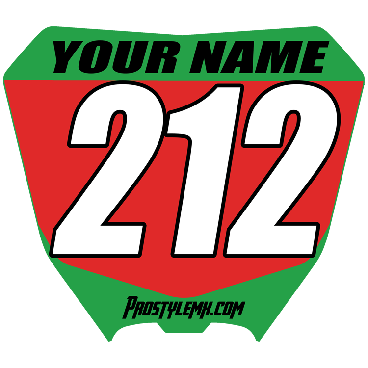 CLEAN CUSTOM MINI PLATES - 6 PACK - Pro Style MX