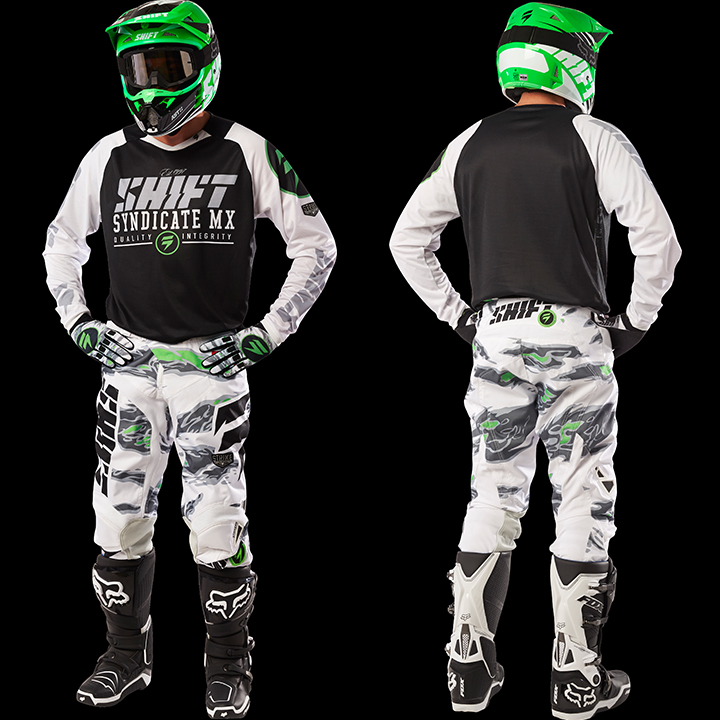 2016 SHIFT STRIKE GEAR COMBO BLACK CAMO - Pro Style MX