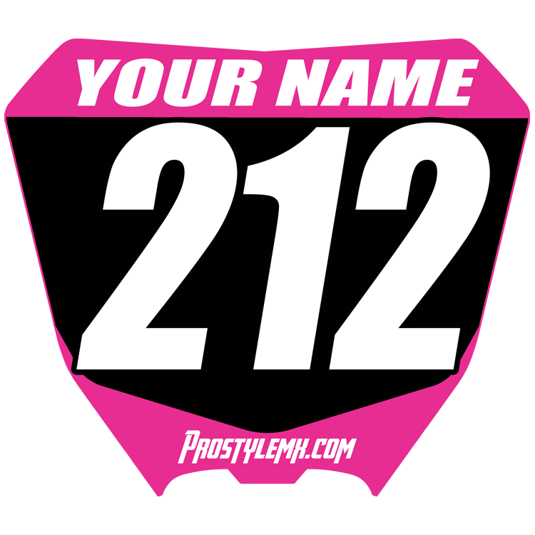 CLEAN CUSTOM MINI PLATES - 6 PACK - Pro Style MX