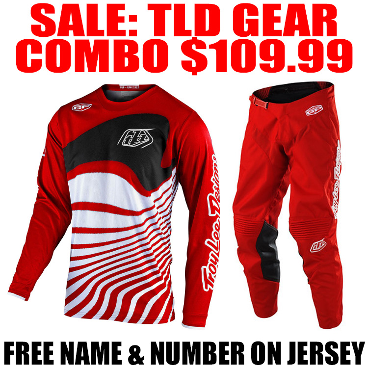 TLD GP/ GP AIR DRIFT GEAR COMBO RED - Pro Style MX