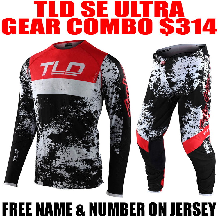 TLD SE ULTRA GRIME GEAR COMBO BLACK/ RED - Pro Style MX