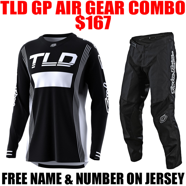 TLD GP AIR RHYTHM GEAR COMBO BLACK - Pro Style MX