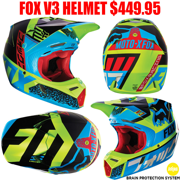 FOX RACING V3 DIVIZION HELMET - Pro Style MX