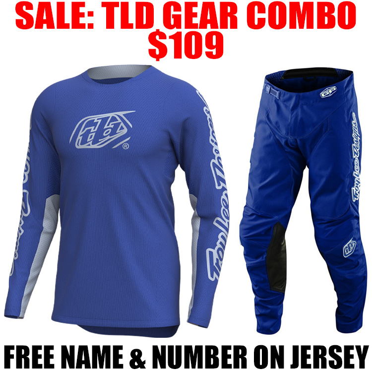 TLD GP PRO/ GP ICON GEAR COMBO BLUE - Pro Style MX